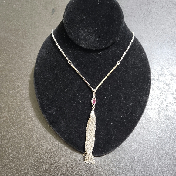 Sarah Coventry | Jewelry | Sarah Coventry Silver And Pink Necklace ...